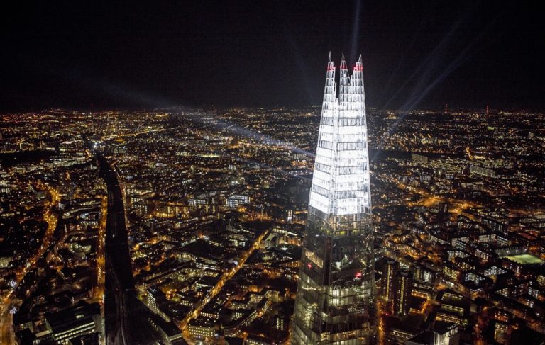 The Shard will light up London with its annual festive display - The ...