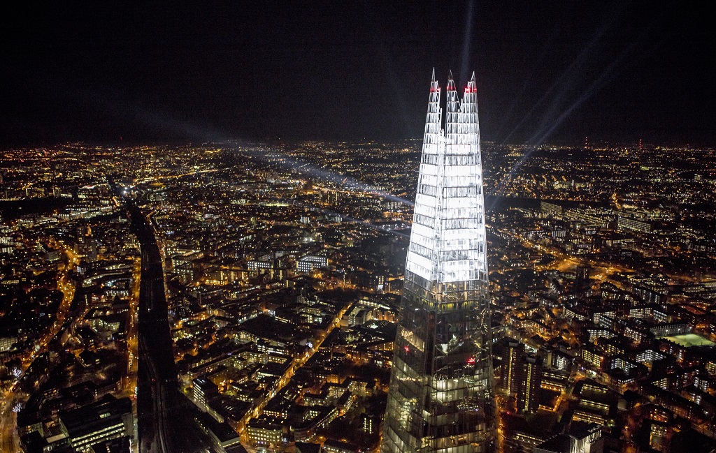 The Shard will light up London with its annual festive display - The ...