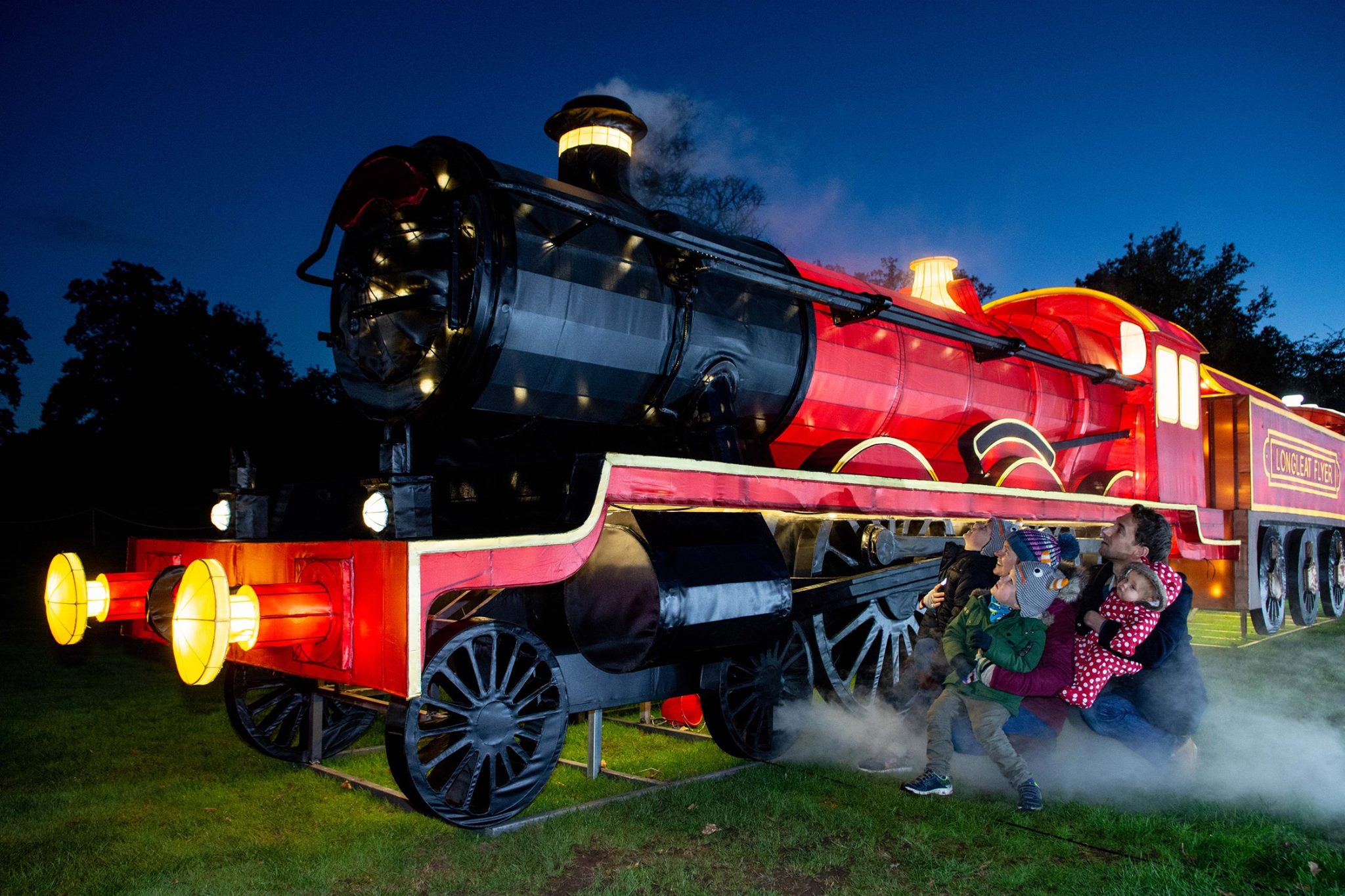Enjoy the magic of Christmas at Longleat with a trip on the Santa Train ...